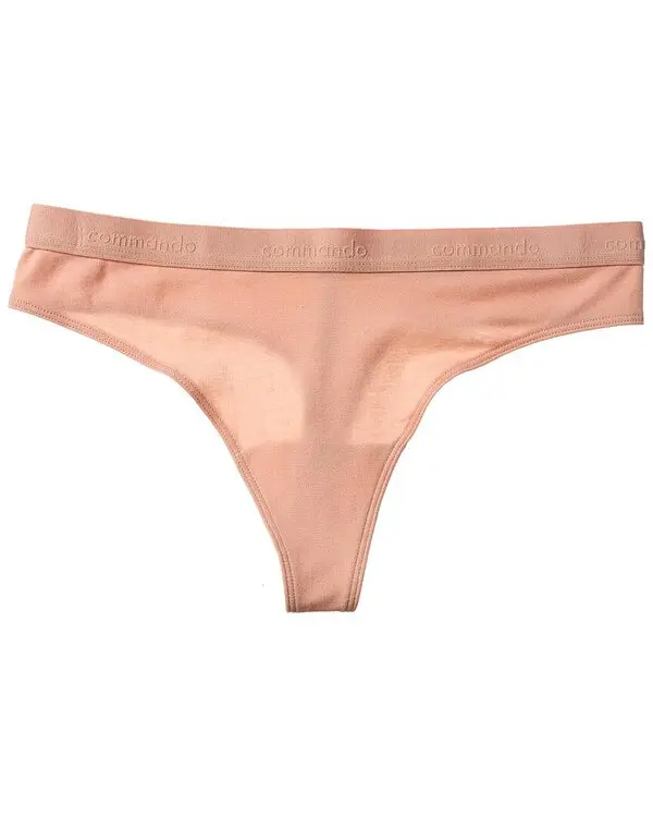 Buy Commando Pima Thong - Beige At 62% Off | Editorialist