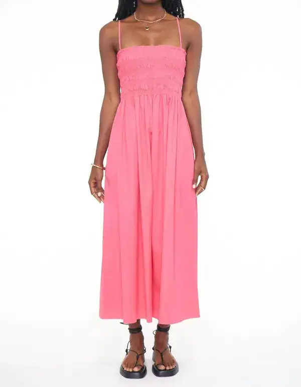 Pistola - Bianca Shirred Bodice Dress - Bruna