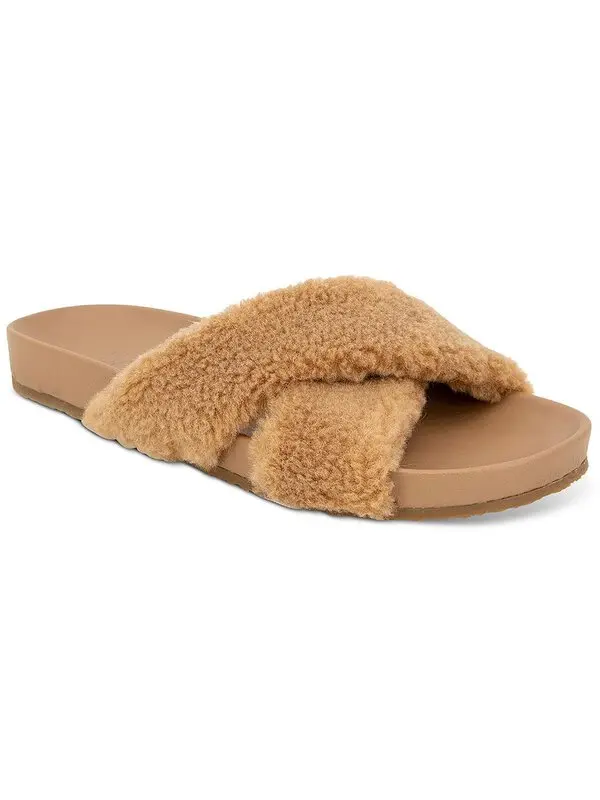 Buy Splendid Rozi Faux Fur Summer Slide Sandals - Multi At 41% Off ...