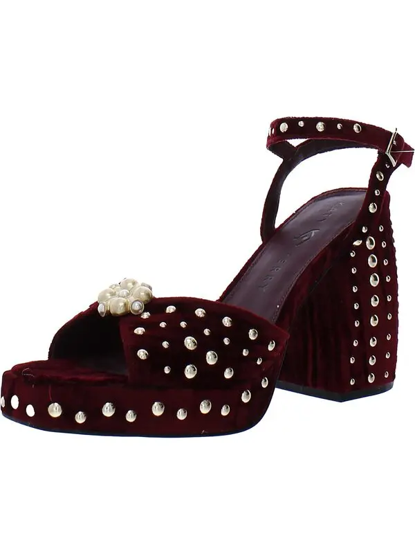 Buy KATY PERRY Block Heel Ankle Strap - White At 64% Off | Editorialist