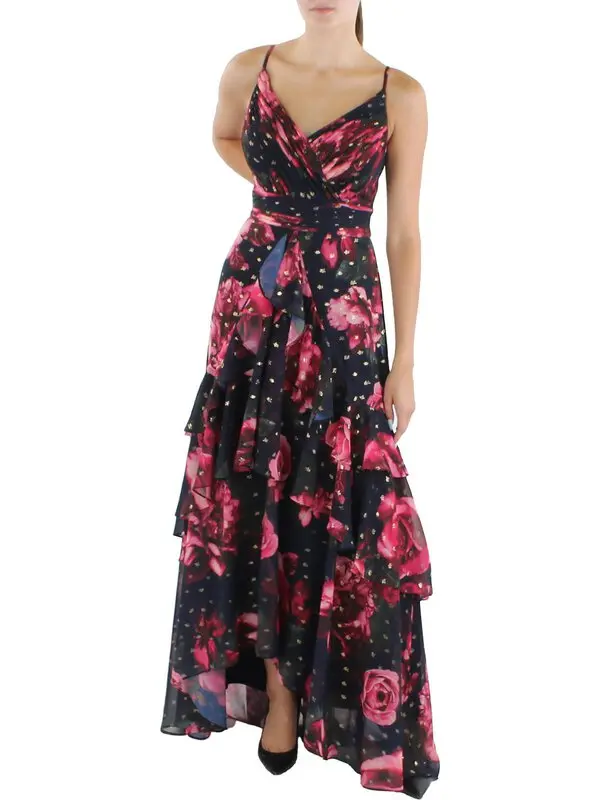 Buy Xscape Tiered Maxi Evening Dress Pink At 76 Off Editorialist