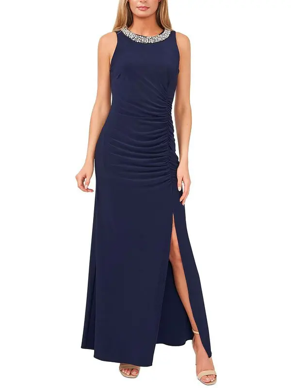 Buy MSK Embellished Spit Hem Evening Dress - Multi At 75% Off ...