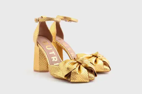 Buy BUTRICH Francesca Pump Sandal - Gold At 35% Off | Editorialist
