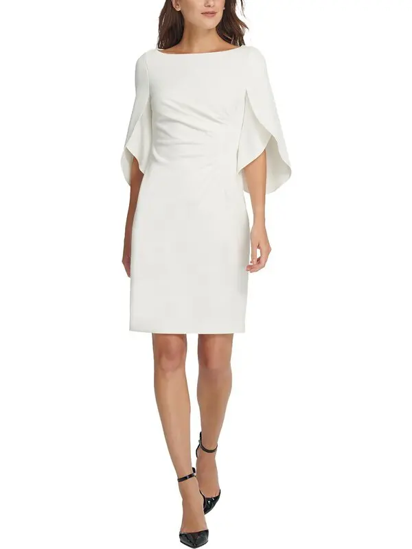 Buy Dkny Formal Short Sheath Dress - Blue At 73% Off | Editorialist