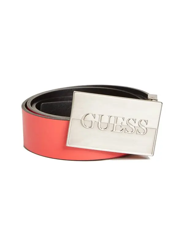 Buy Guess Factory Reversible Logo Plaque Belt - Brown At 25% Off ...