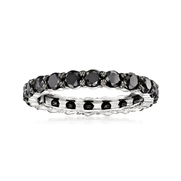 Buy ROSS-SIMONS Diamond Eternity Band - Black At 28% Off | Editorialist