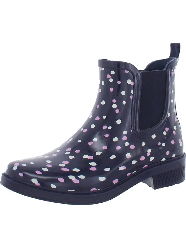 Buy Isaac Mizrahi City Slicker Rubber Slip On Rain Boots - Multi At 70% ...