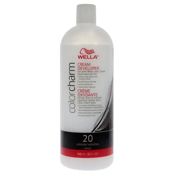 Buy WELLA Color Charm 20 Volume Creme Developer For 32 Oz Cream - White ...