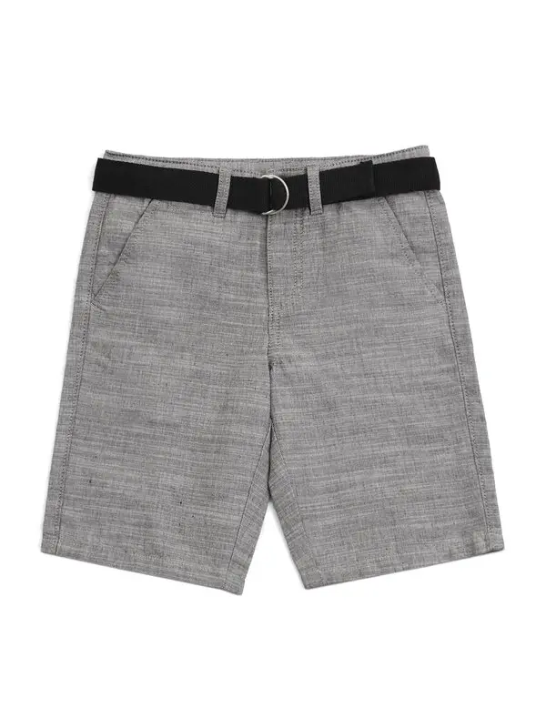 Buy GUESS FACTORY Culver Belted Shorts - Beige At 59% Off | Editorialist