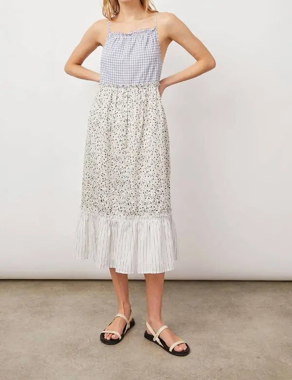 Buy Rails Dora Dress In Floral Gingham - Multi At 34% Off | Editorialist