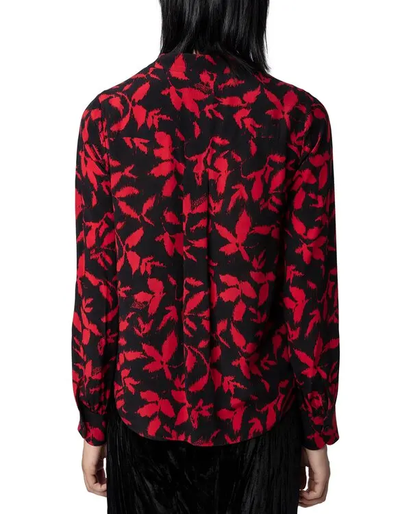 Zadig&Voltaire Twina Button Front Top - Noir