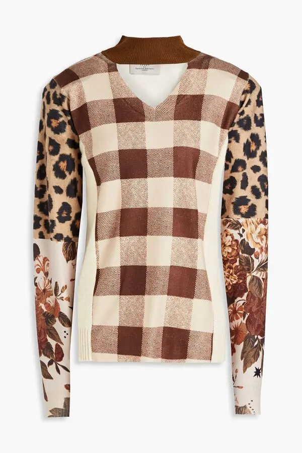 PREEN BY THORNTON BREGAZZI Printed Knitted Sweater
