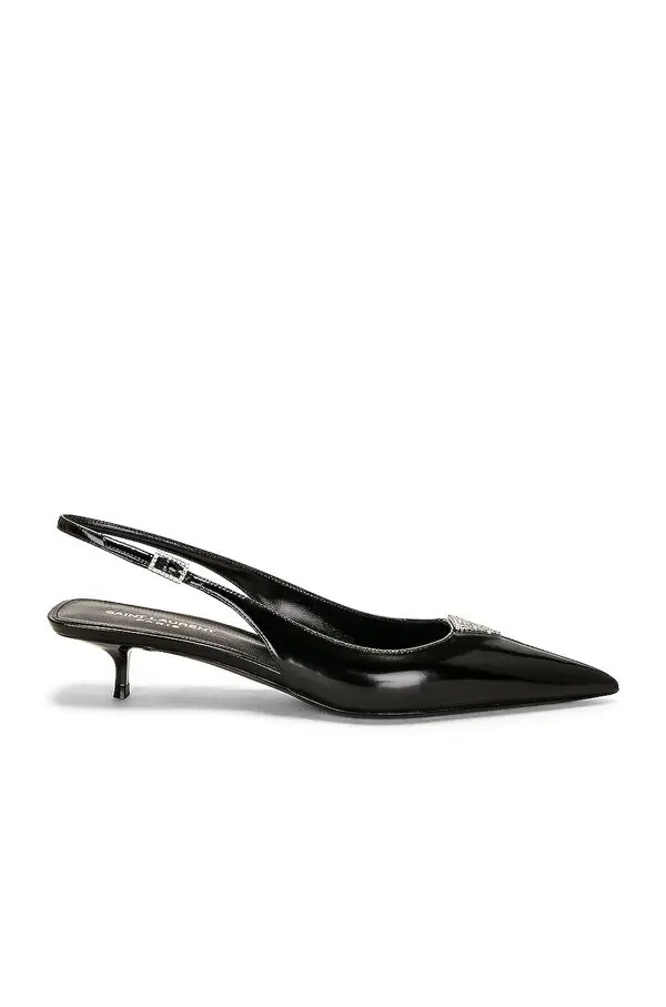 Saint Laurent Cherish Slingback Pumps