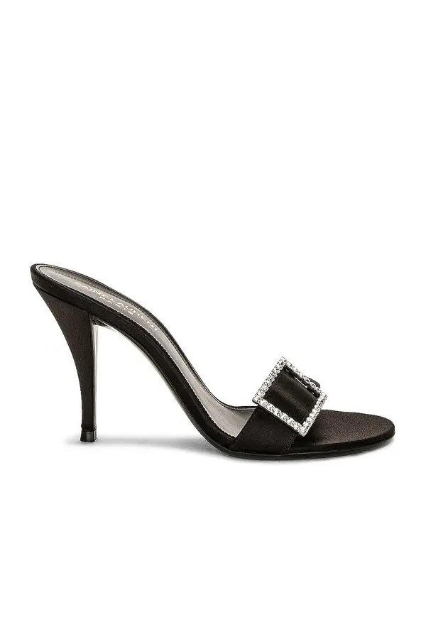 Saint Laurent Simone Mule Sandal - Nero