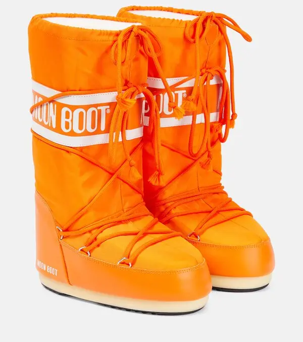 Moon Boot Icon Lace-up Boots - Orange