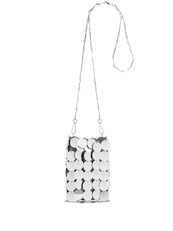 Rabanne Mini Sparkle Hobo Bag