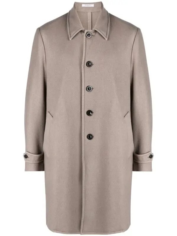 Boglioli Virgin Wool Single-breasted Coat