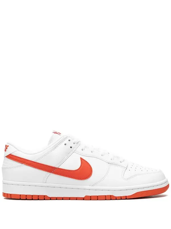 Nike Dunk Low Retro Leather Sneakers - White