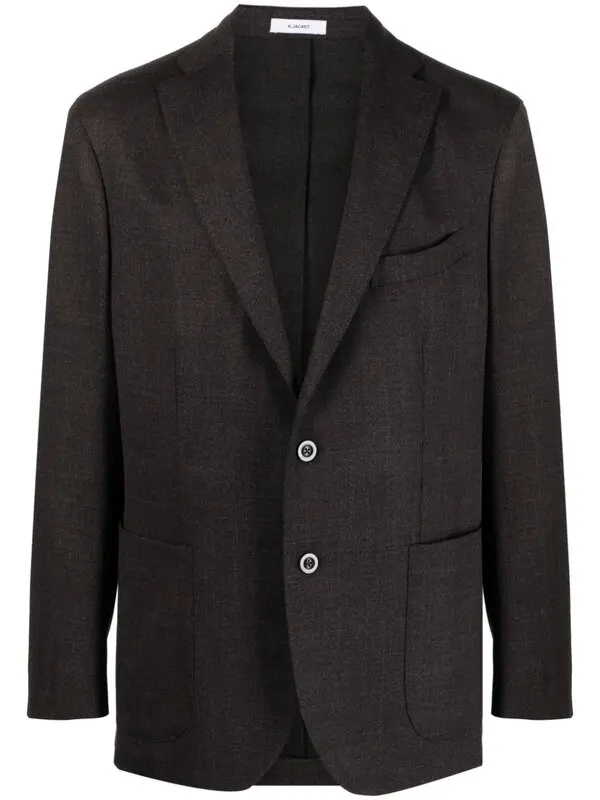 Boglioli Virgin-wool Single-breasted Blazer