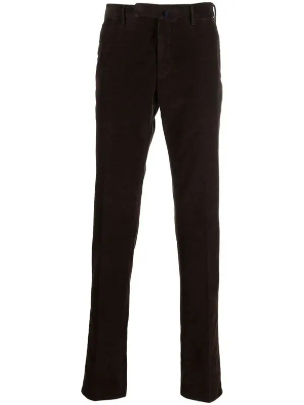 Incotex Straight-leg Corduroy Chinos - Brown