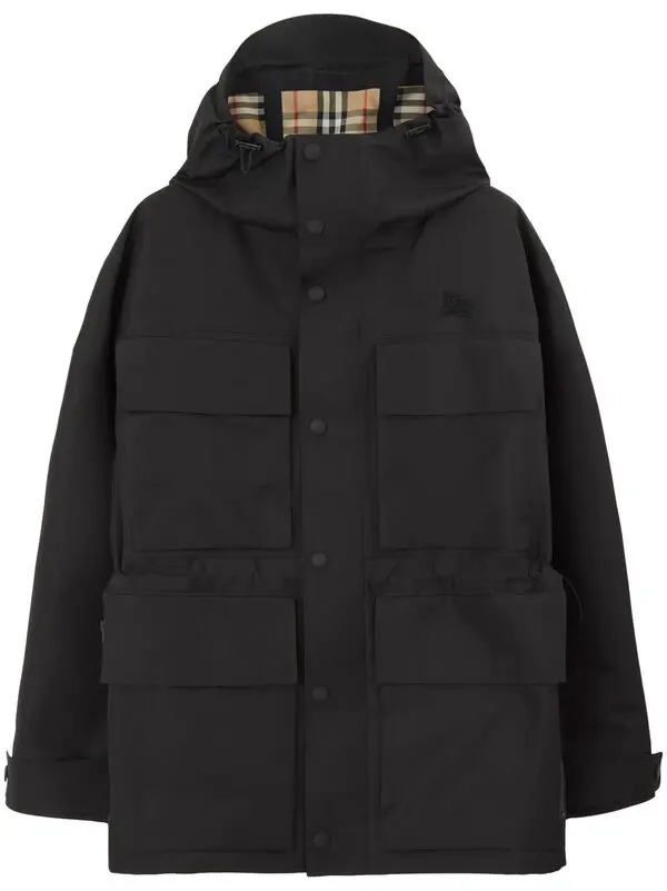 Burberry Patch-pocket Parka Coat