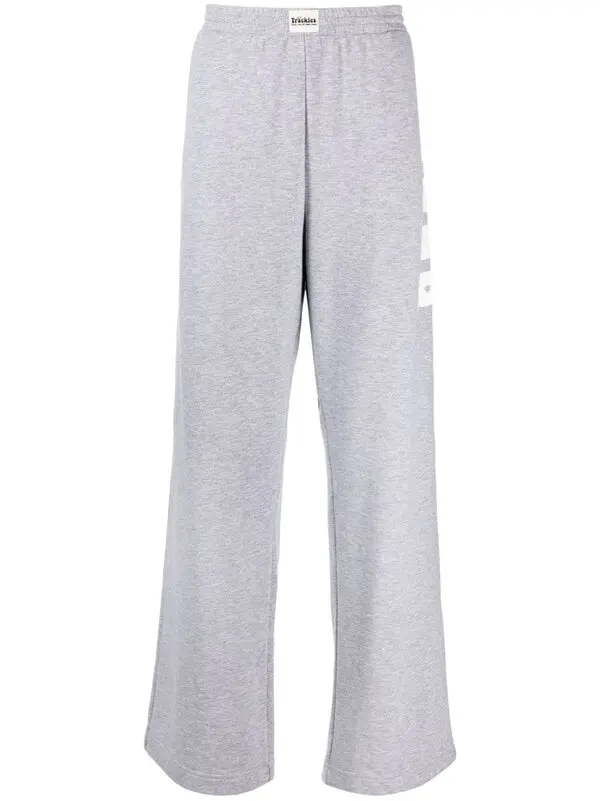 Natasha Zinko Graphic-print Track Trousers - Grey