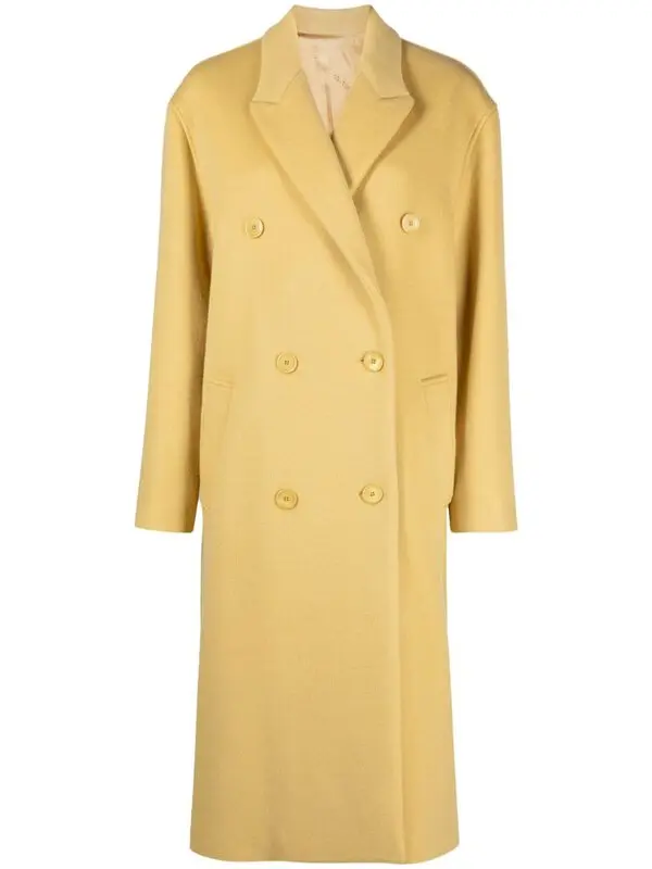 Isabel Marant Theodore Double-breasted Coat - Neutrals
