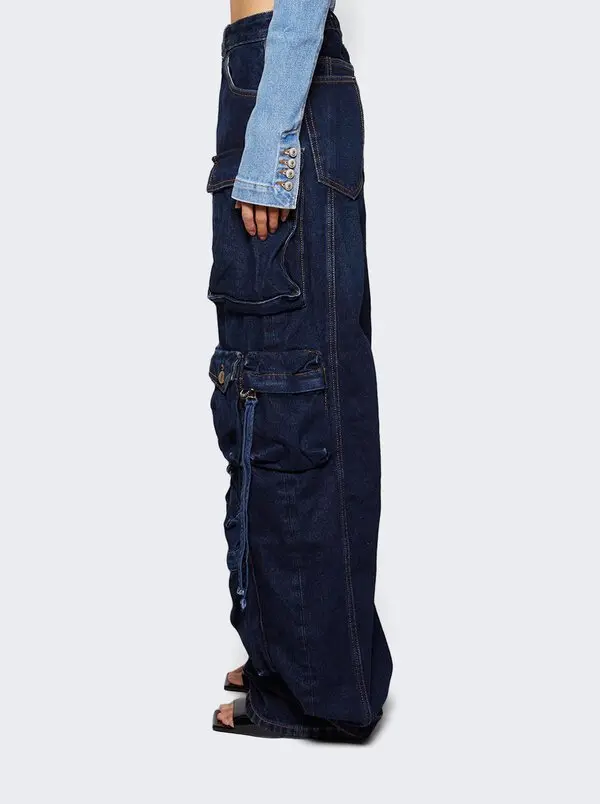 Magda Butrym Ultra Cropped Denim Jacket