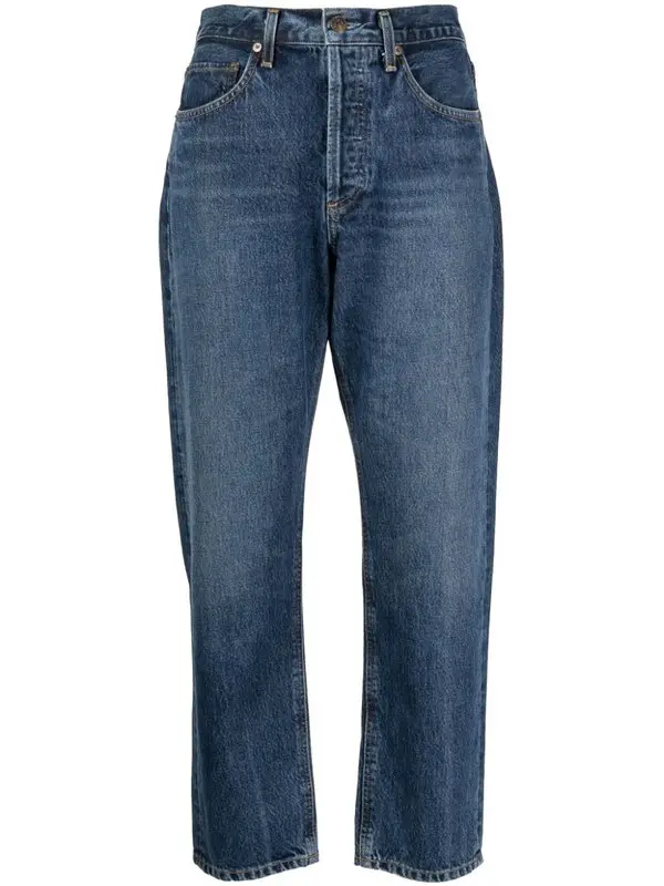 AGOLDE High-rise Cropped Jeans