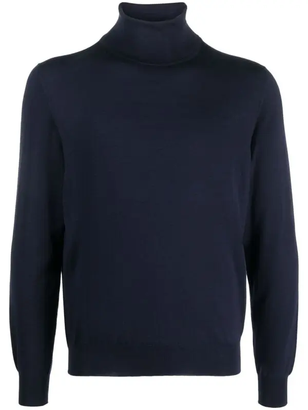 Kiton Roll-neck Wool Jumper
