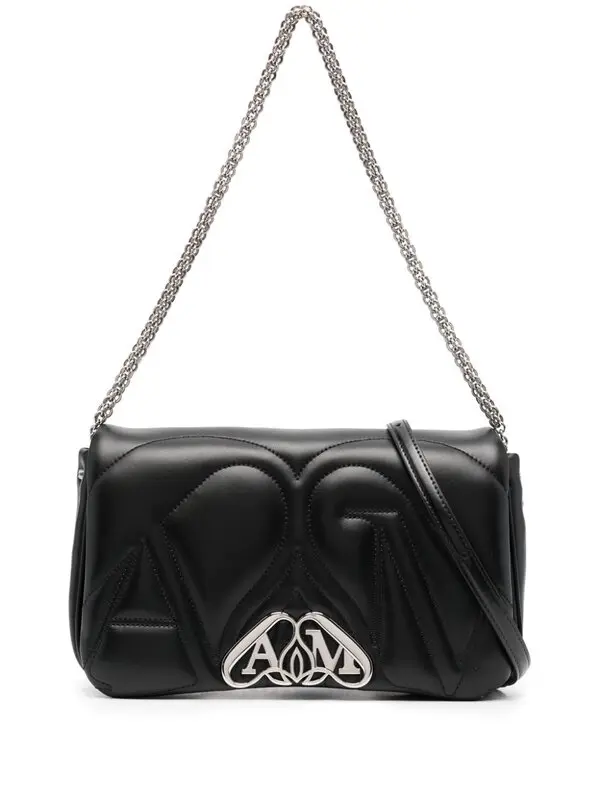 Alexander McQueen The Seal Shoulder Bag - Black