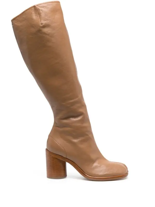 MAISON MARGIELA Tabi 85mm Knee-high Boots - Brown