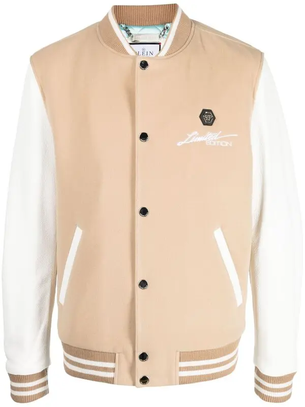 Philipp Plein Skull & Bones Bomber Jacket