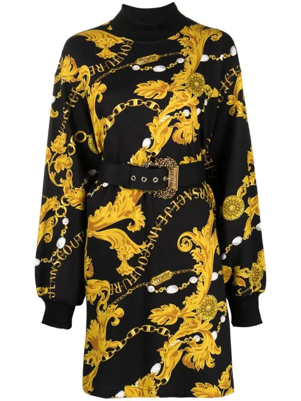 Versace Chain Couture Minidress