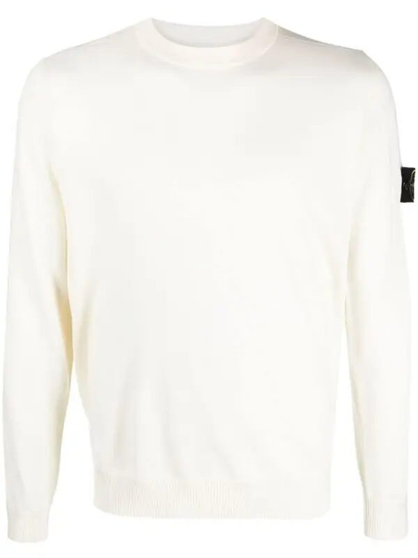 Stone Island Compass-patch Virgin-wool Jumper