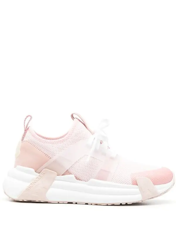 Moncler Lunarove Panelled Sneakers - Neutrals