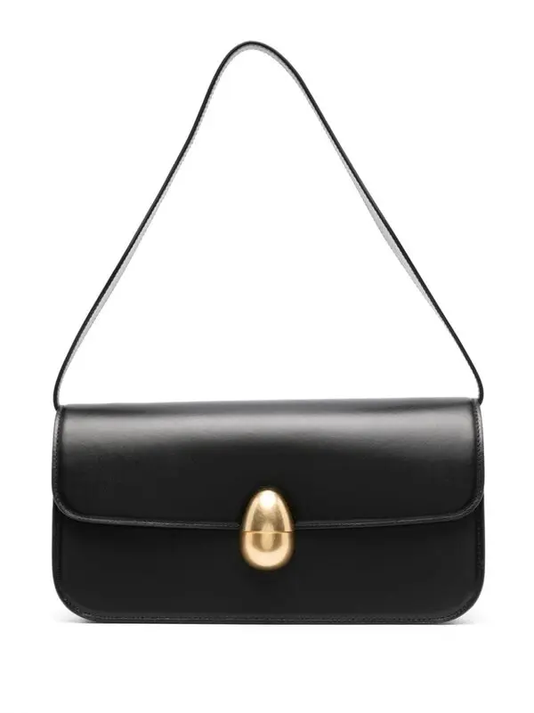 NEOUS Polished-finish Shoulder Bag - Black
