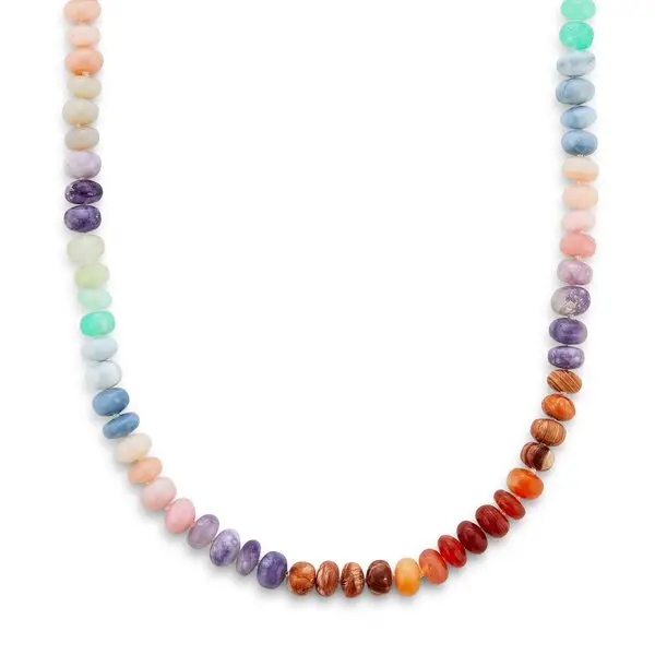 Sheryl Lowe Opal Candy Necklace - Rainbow