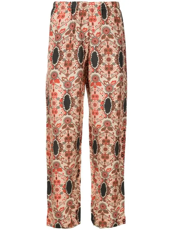 AMIR SLAMA Graphic-print Trousers