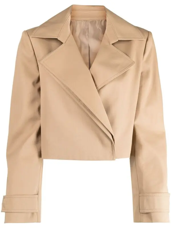 JUUN.J Notched-lapel Cropped Jacket