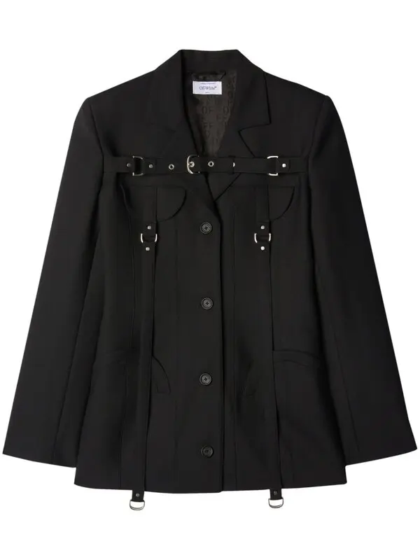 Off-White Cargo Buckled Jacket