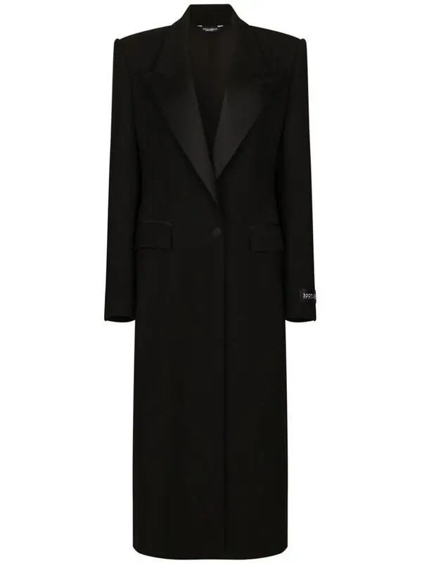 Dolce & Gabbana Peak-lapel Single-breasted Coat