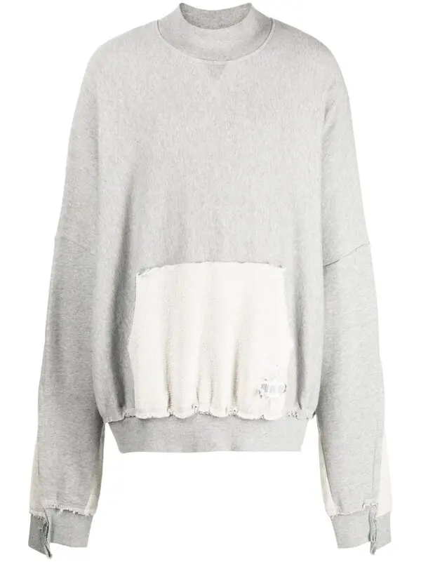 MOSTLY HEARD RARELY SEEN Exposed-seam Cotton Sweatshirt