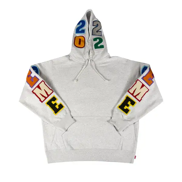 Supreme Chenille Hooded Sweatshirt 灰L 【公式通販】