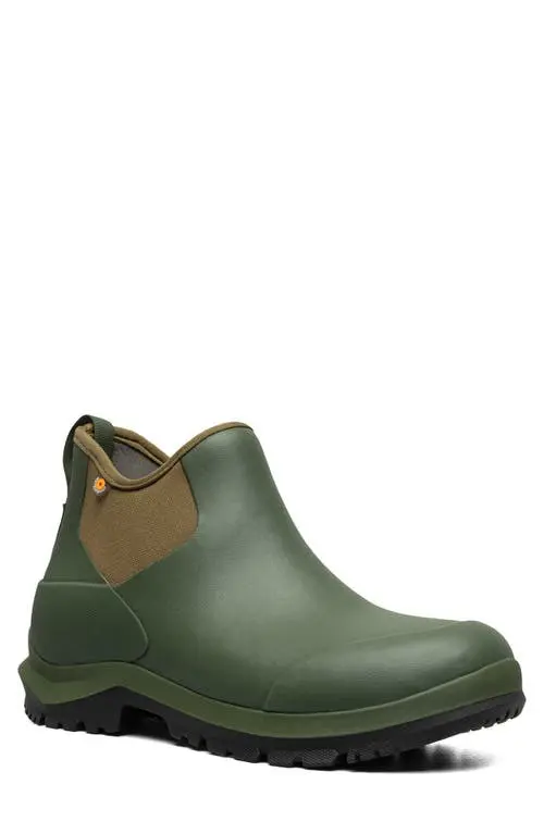 Bogs Sauvie Waterproof Chelsea Boot - Dark Green