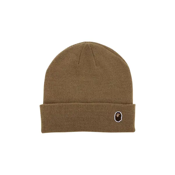 BAPE Ape Head Knit Cap - Tan