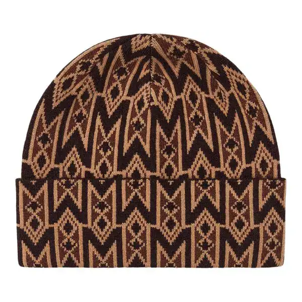 Mackage Kiko Knit Merino Blend Monogram Hat - Coffee | Editorialist