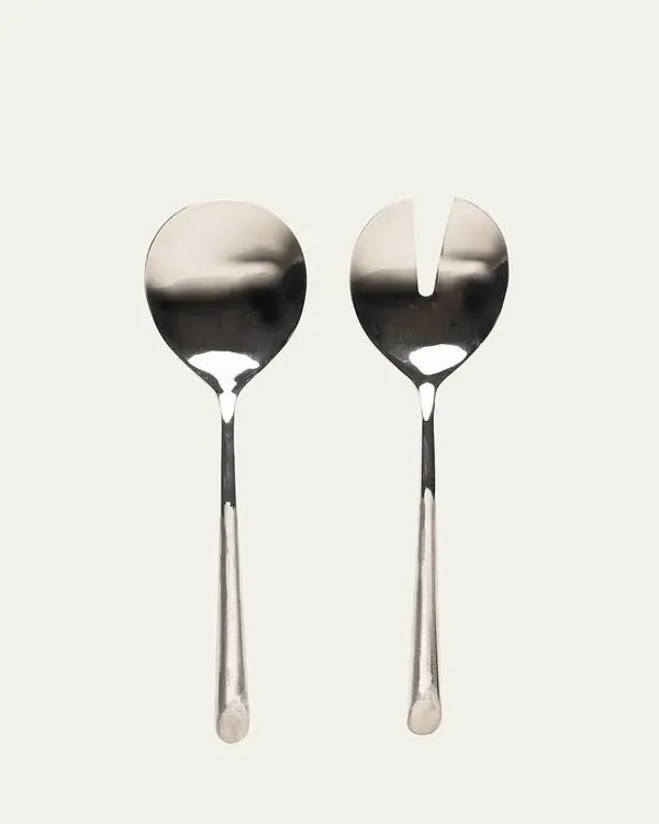 DANIEL VAN DIJCK Silver Salad Server Set