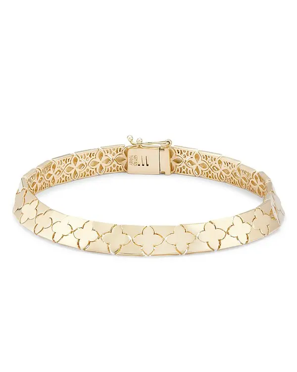 Bloomingdale'S Flower Link Bracelet