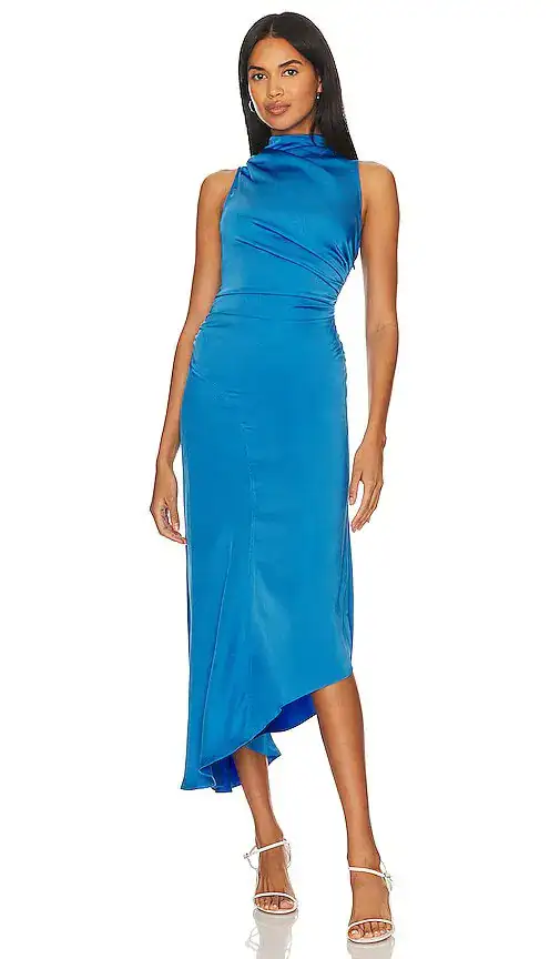 iggy green dress Iggy Midi Dress in Forest Green – Always Alice main image 0